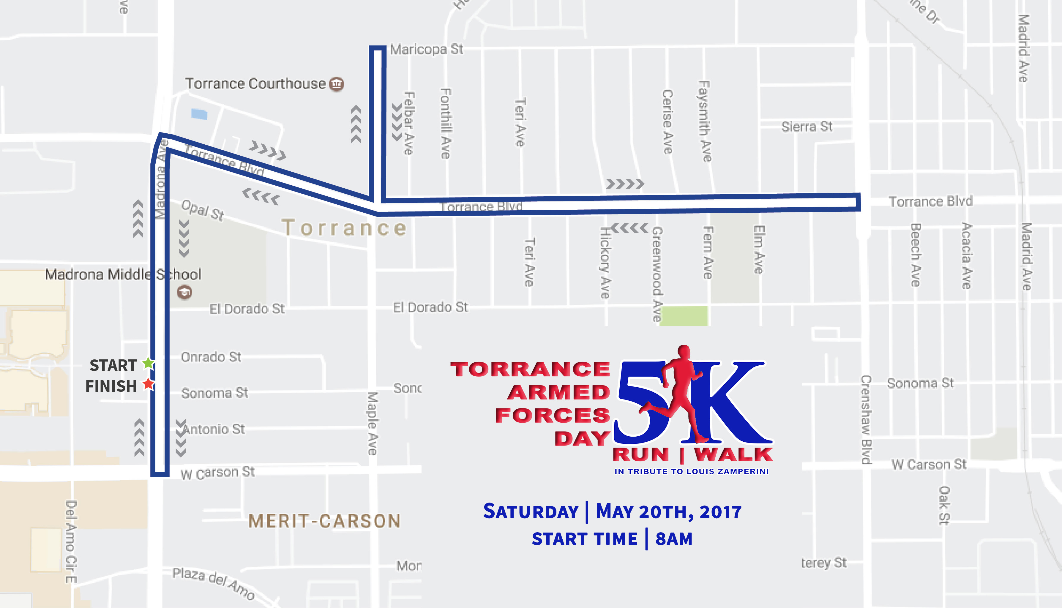 RaceWire | Torrance Armed Forces Day 5K Run / Walk